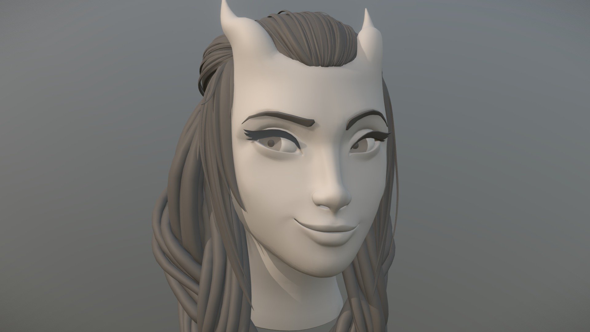 Character Headshot WIP - 3D model by cay [add2cbb] - Sketchfab