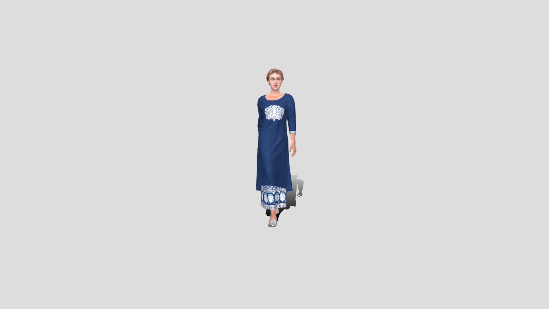 Nykaa: Line Kurta - 3D model by avataar.me [add3401] - Sketchfab