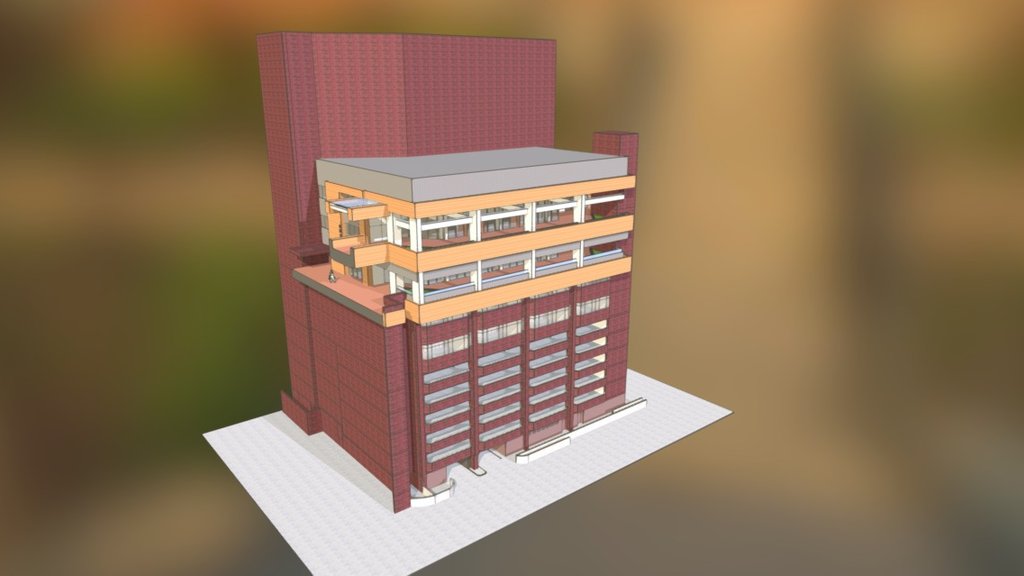 HKU Composite Building - 3D model by 3035175579 [add4102] - Sketchfab