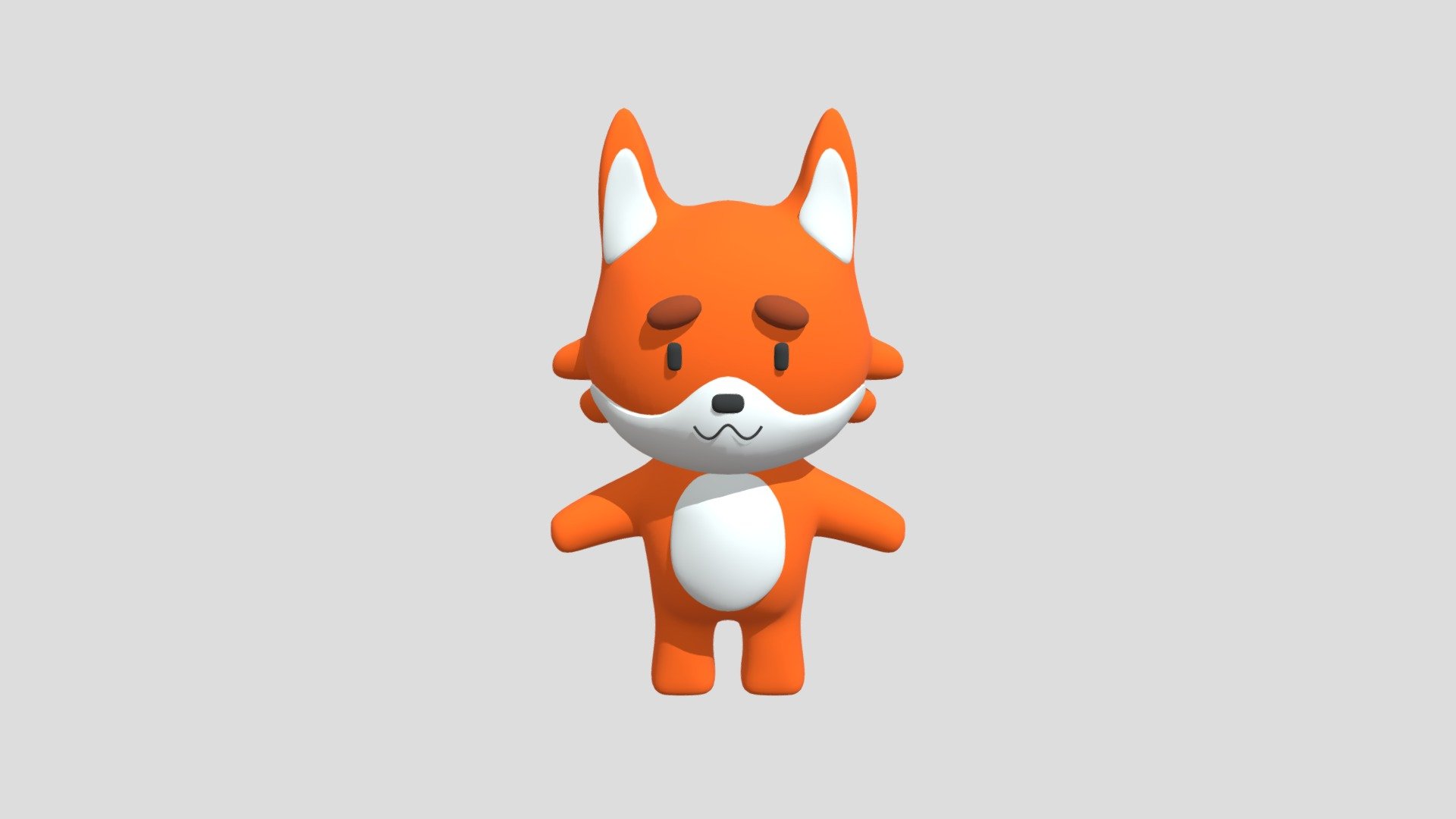 Fox lowpoly - 3D model by egart16 [add5024] - Sketchfab