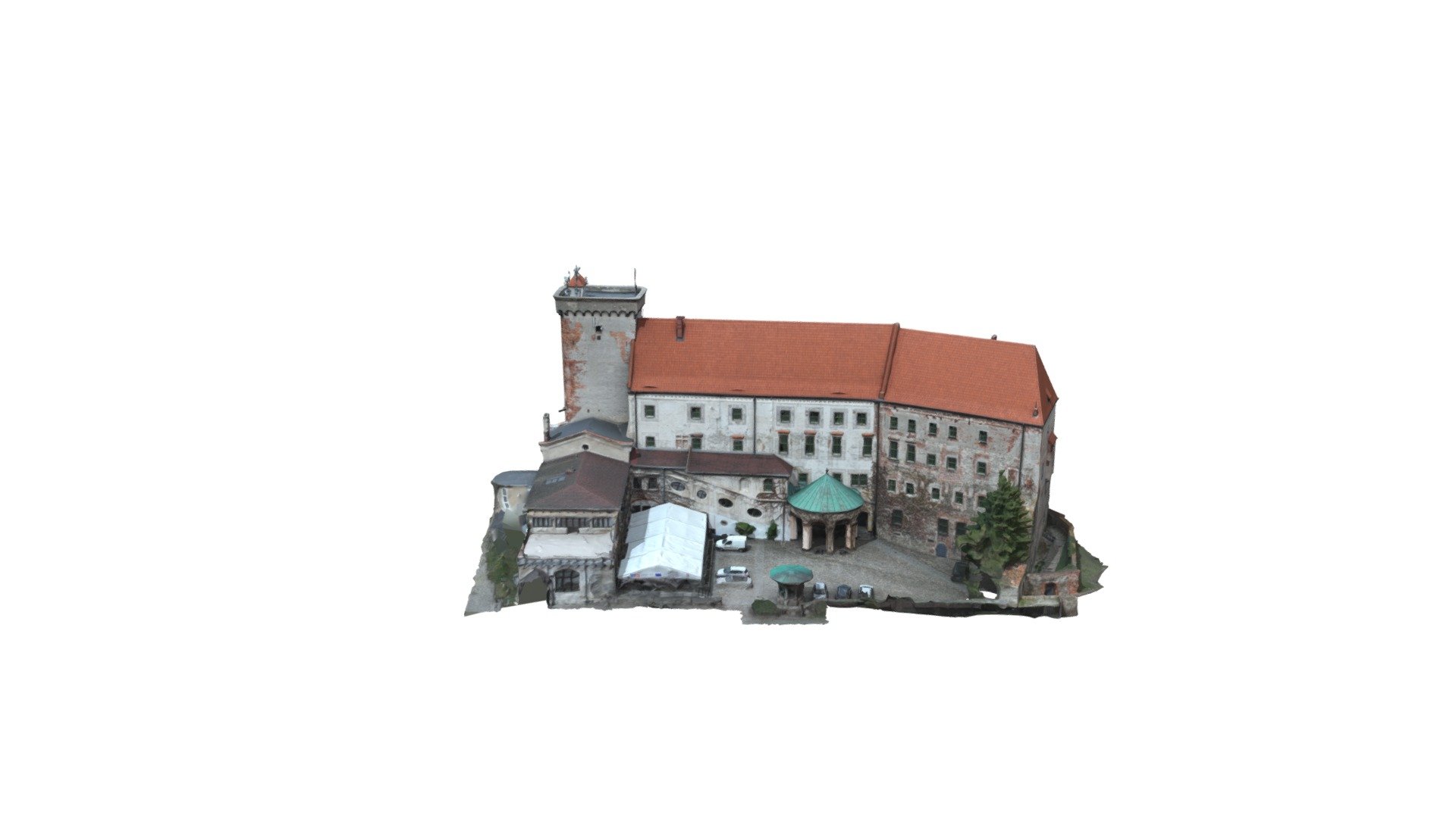 Castle in Otmuchow Poland [Zamek] - 3D model by evopoly [add6c49 ...