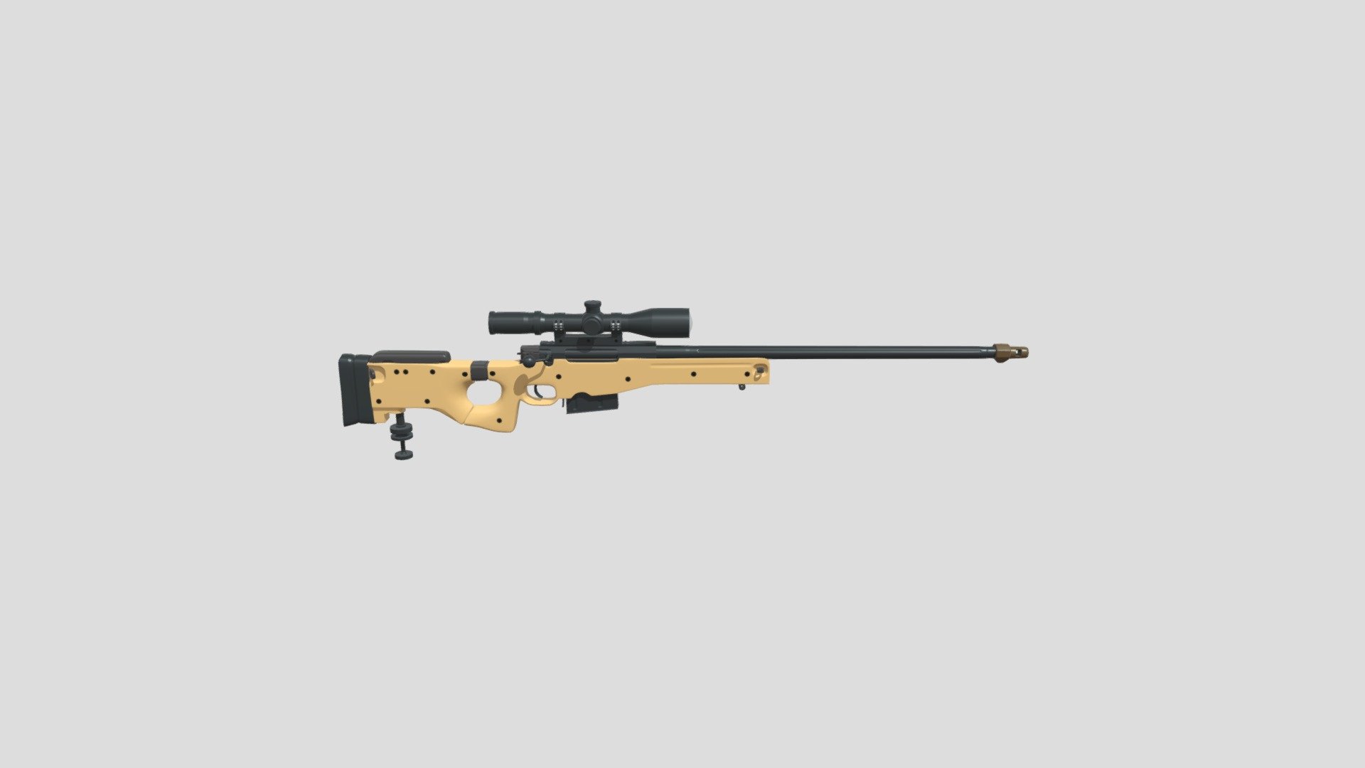 Awm - Sniper - 3D model by hakhanhvu13 [addd144] - Sketchfab
