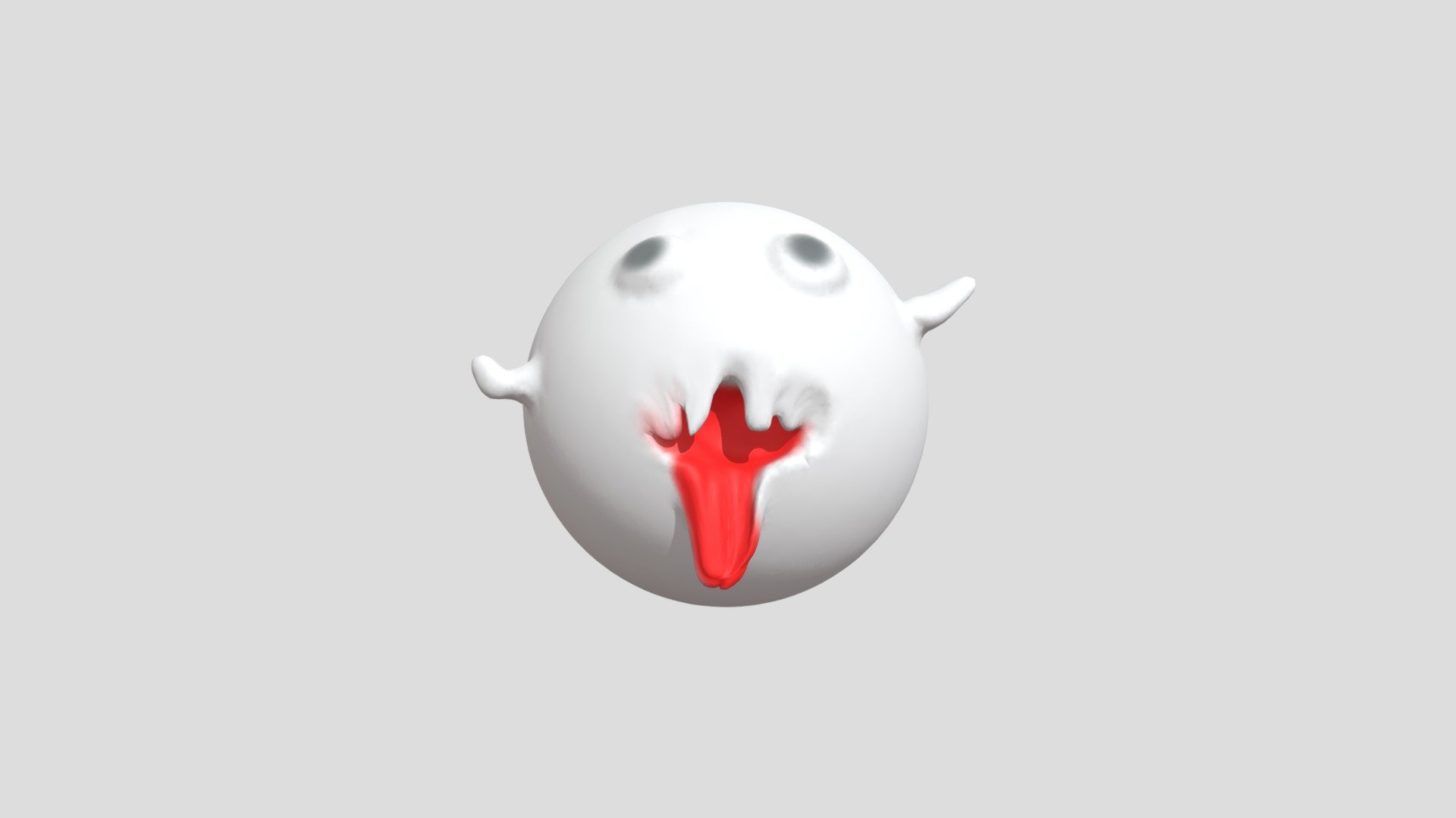 Boo from mario - 3D model by zachary.1625936 [addd5f8] - Sketchfab