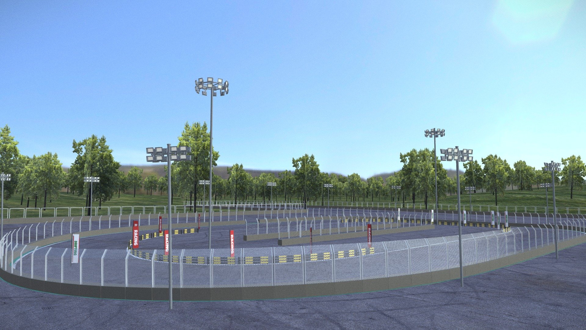 Driving Training Ground - 3D model by Nicholas-3D (@Nicholas01 ...
