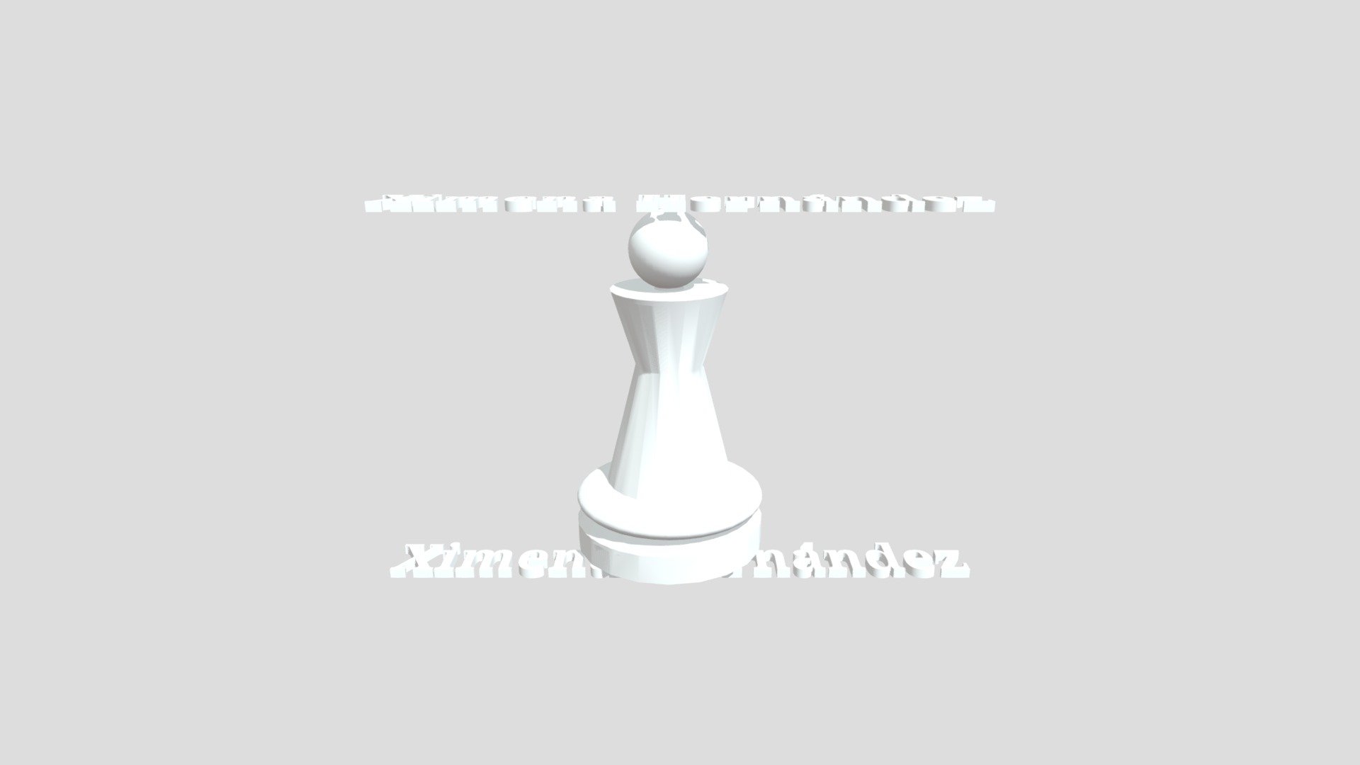 Chess Pawn (1) - 3D model by ximena_1126 [adde26b] - Sketchfab