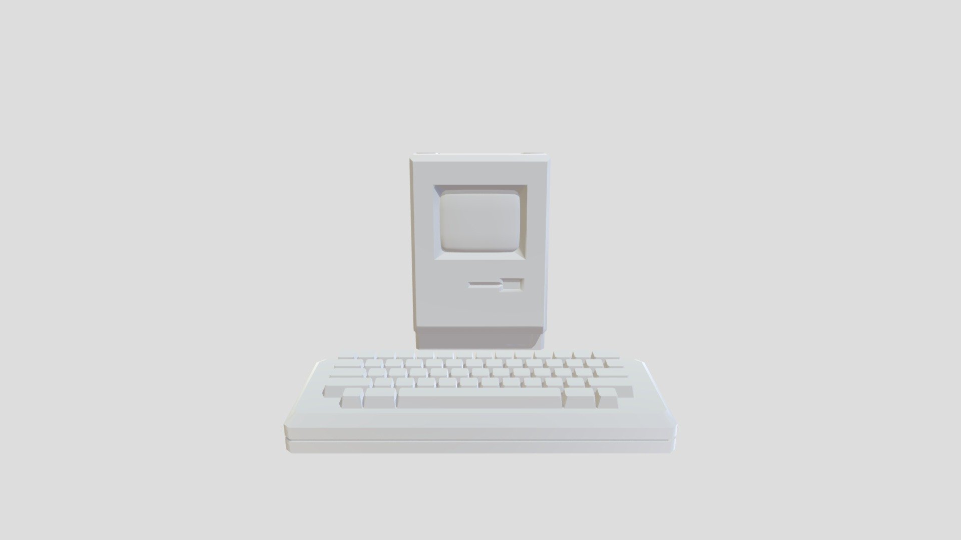 MAC 128k-512K - 3D model by CheeseBurgon [addf36b] - Sketchfab