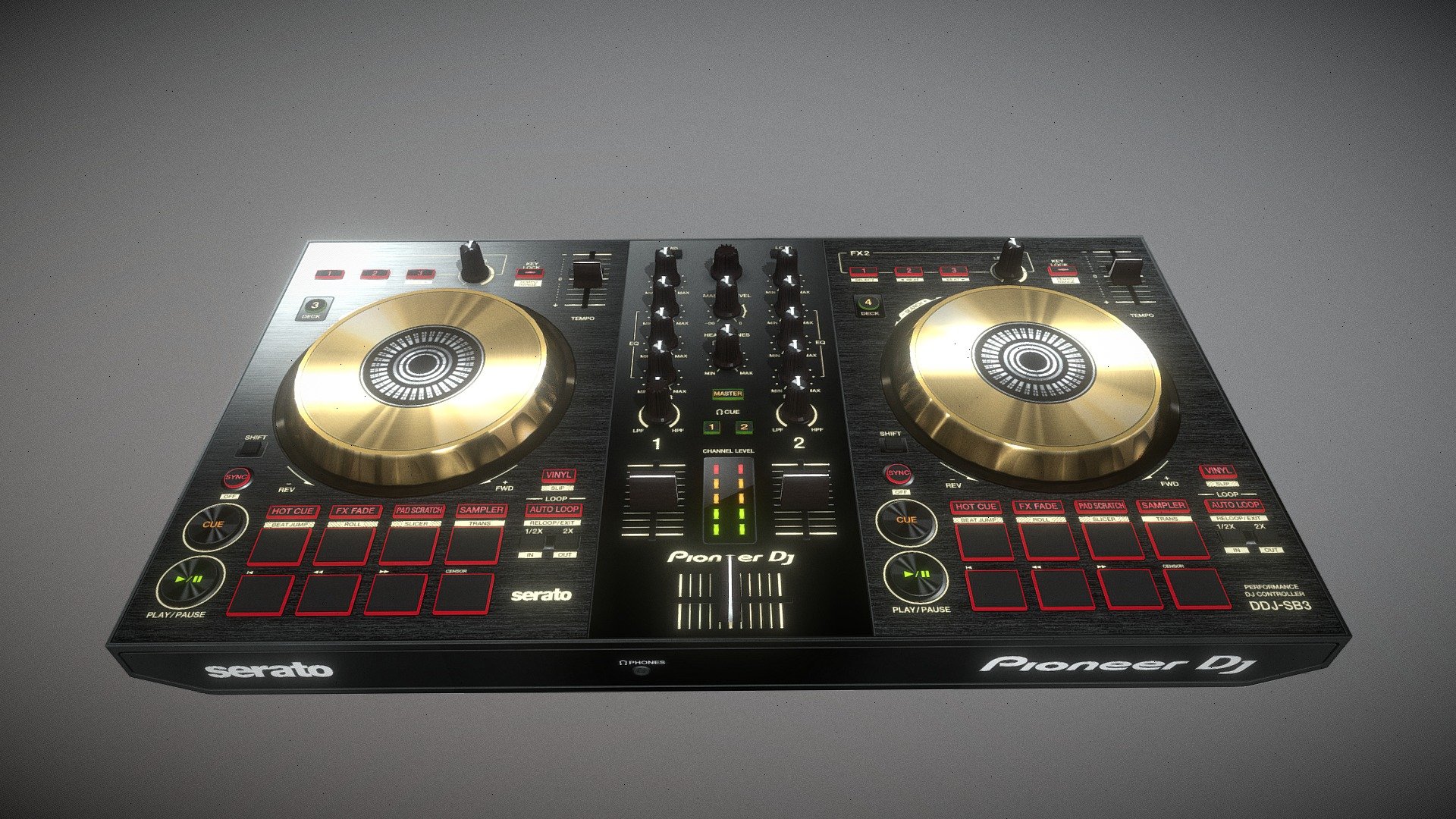 Pioneer DDJ-SB3 - Download Free 3D model by Howie Duhzit (@howieduhzit) [ade0c94] - Sketchfab