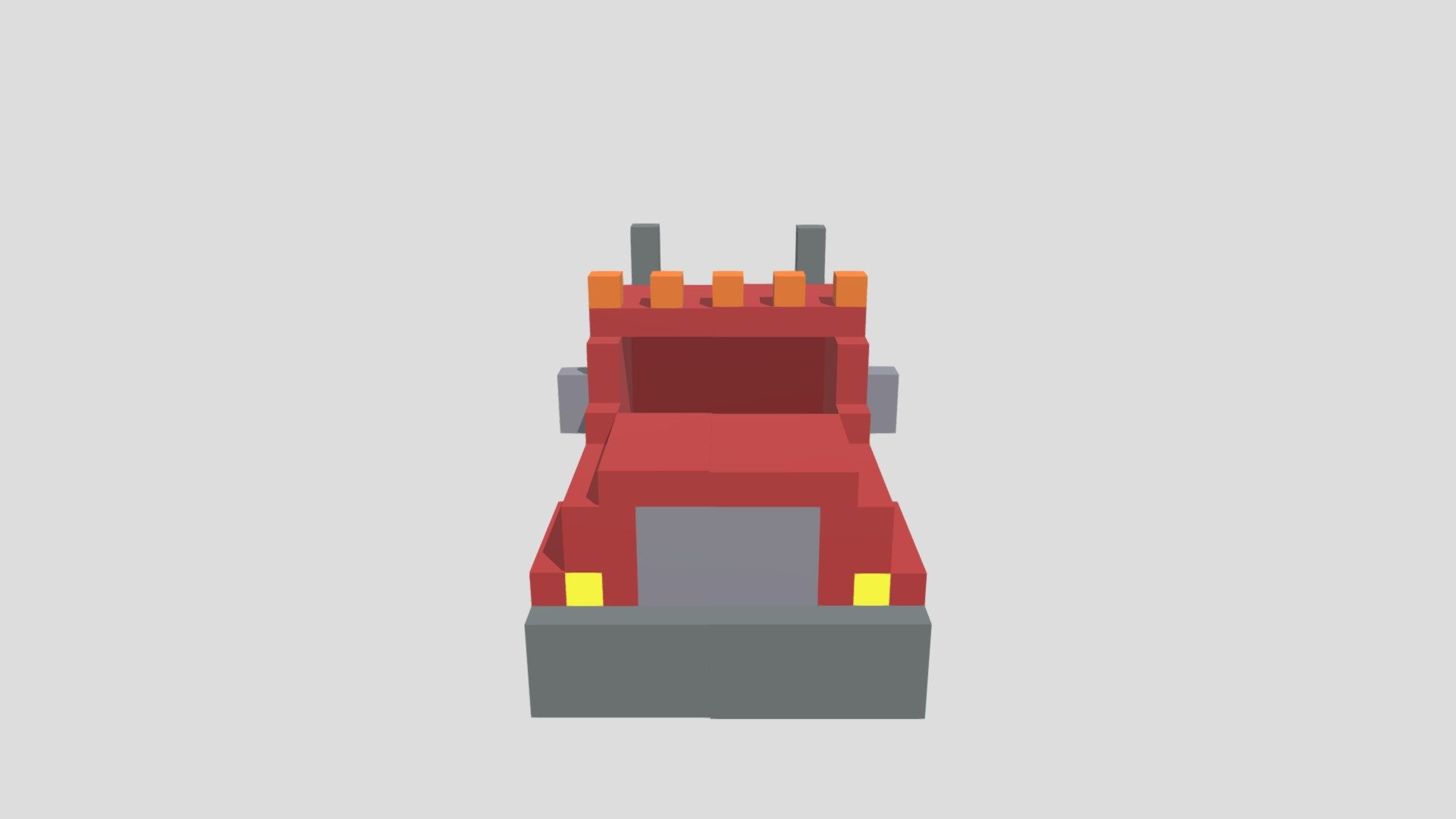 Pixel Semi Truck - Download Free 3D model by things_n_stuff [ade1fb7 ...