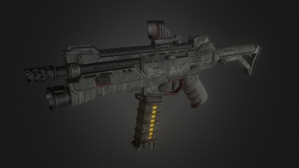 "Raptor" SMG - 3D model by Gekko (@GekkoSlo) [ade25f3] - Sketchfab