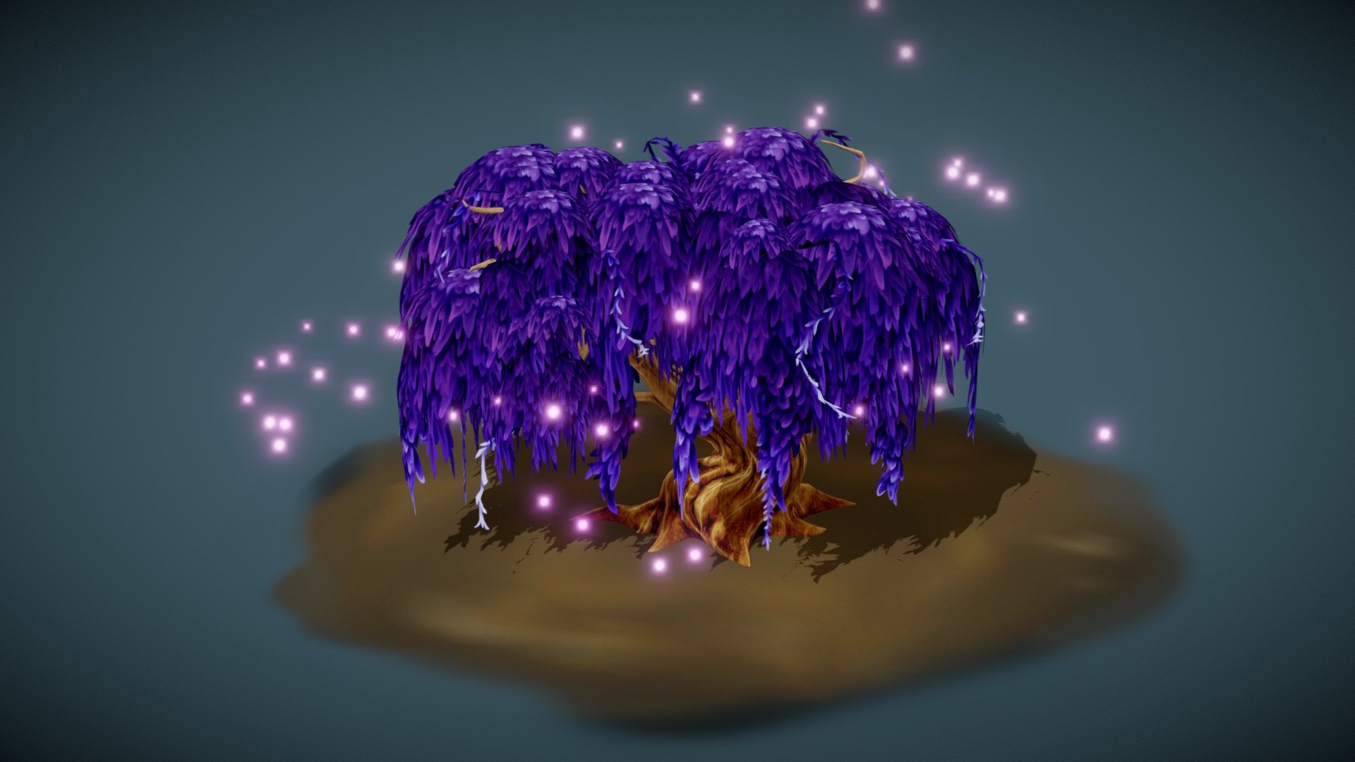 Stylized Willow Tree - 3D model by lyrebirdstudio [ade37b5] - Sketchfab