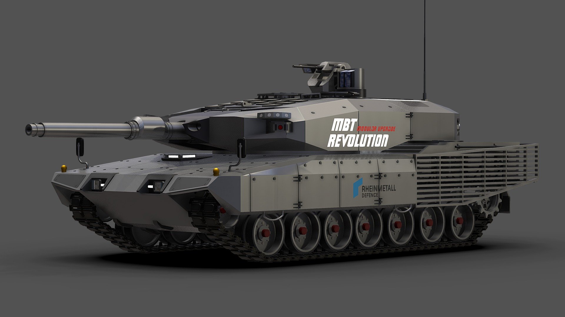 Leopard 2 Revolution - 3D model by NA3dmodel [ade4874] - Sketchfab