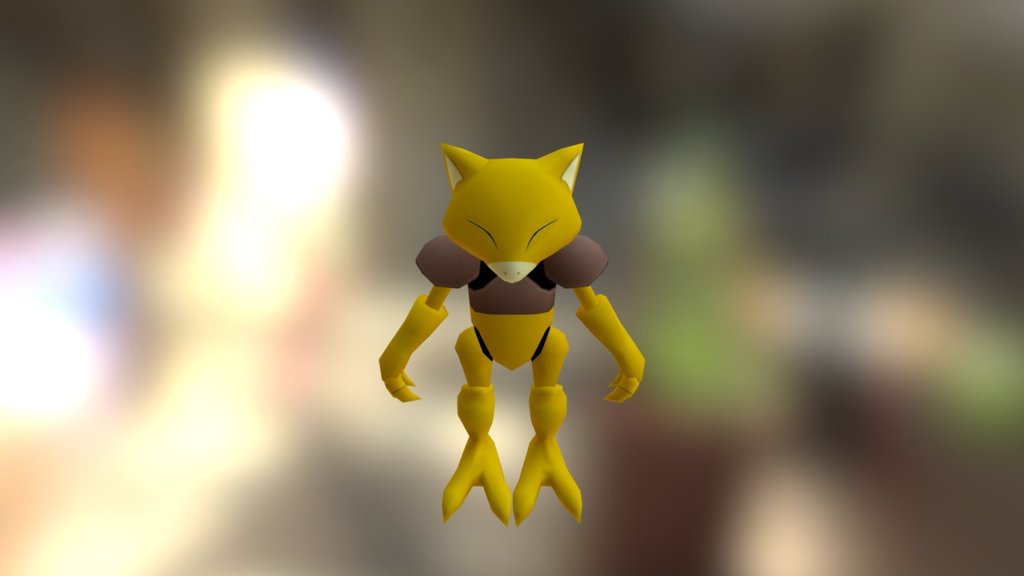 Pixelmon Abra - 3D model by yellowstarctc [ade4a0b] - Sketchfab