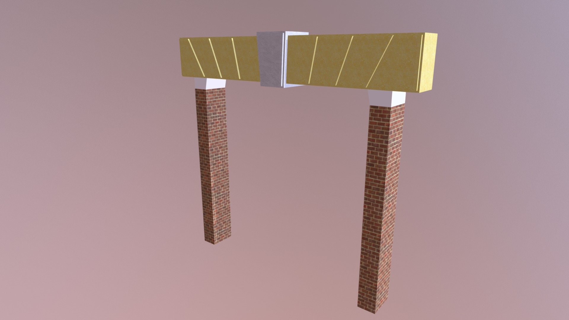 Arco Adintelado - 3D model by pelandintecno [ade4b52] - Sketchfab
