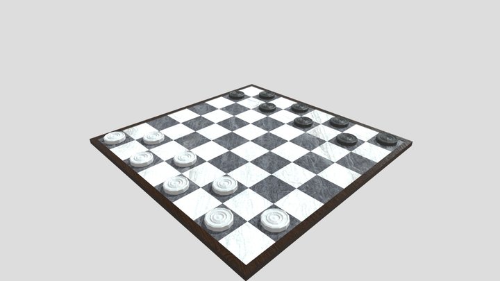 Checkers 3D models - Sketchfab