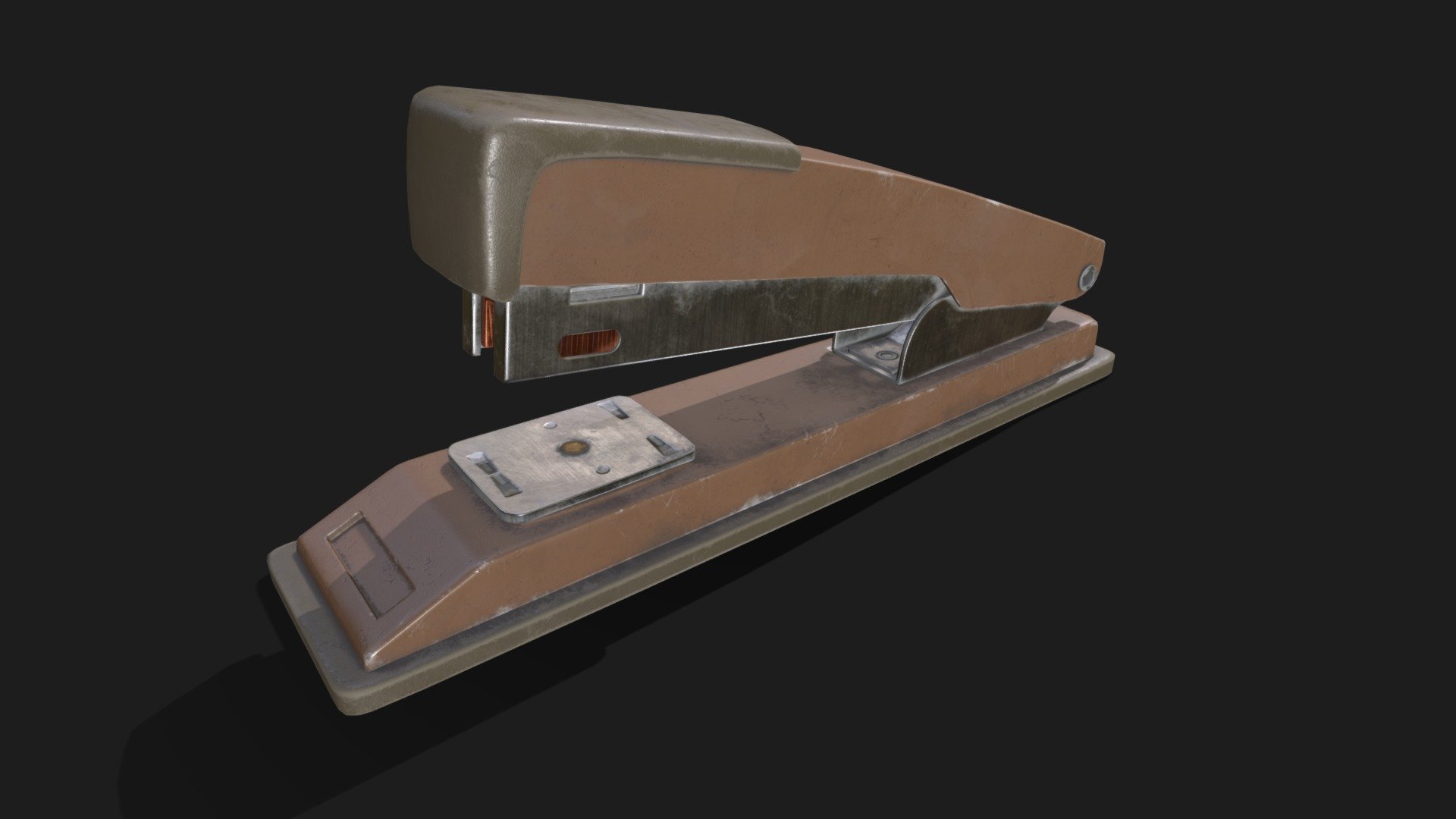 Vintage Stapler - 3D model by Bryan van der Linden (@bryanvanderlinden ...