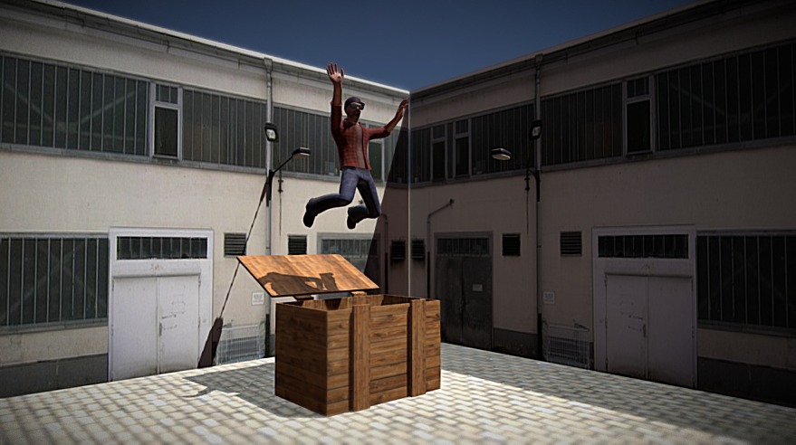 Guy Jumping out of Crate (.FBX) - 3D model by seullee [ade7719] - Sketchfab