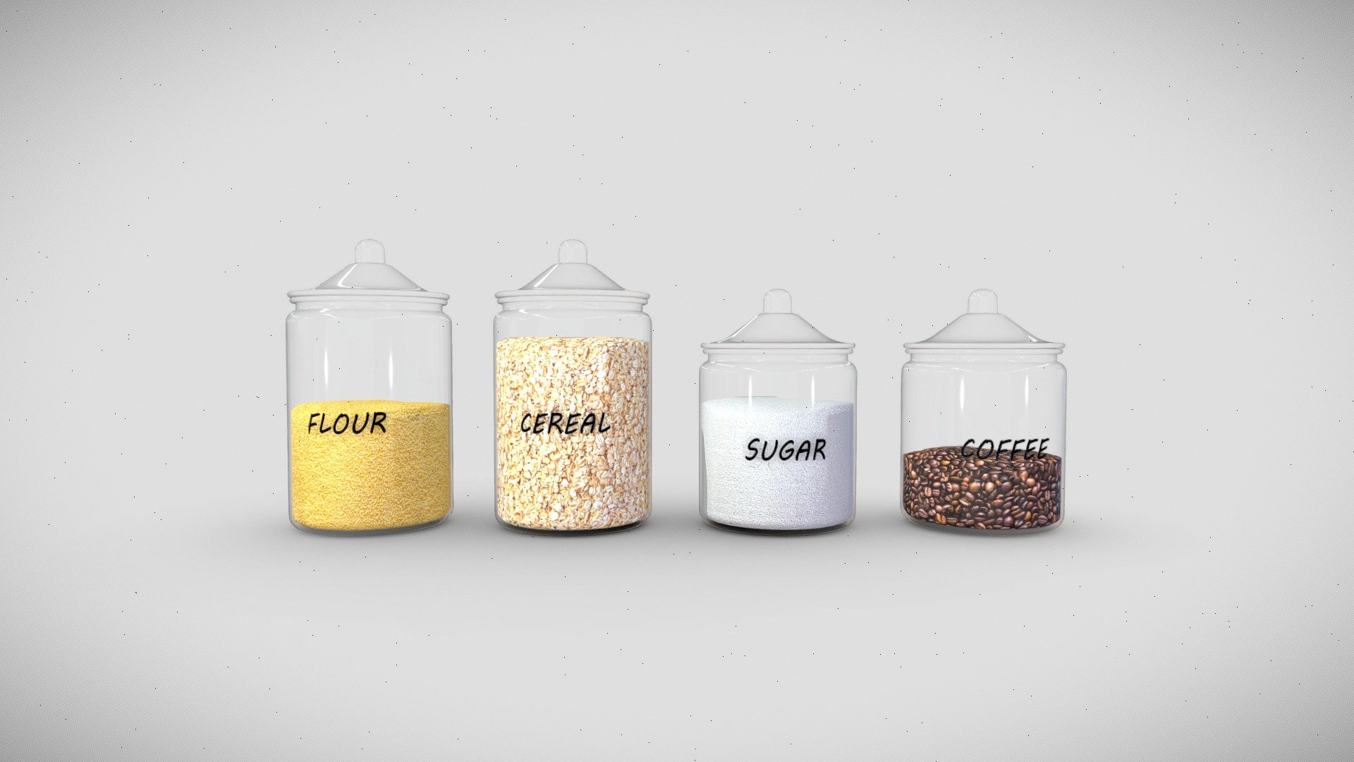 Kitchen Pots - Buy Royalty Free 3D model by MPRender [adeb7d0 ...