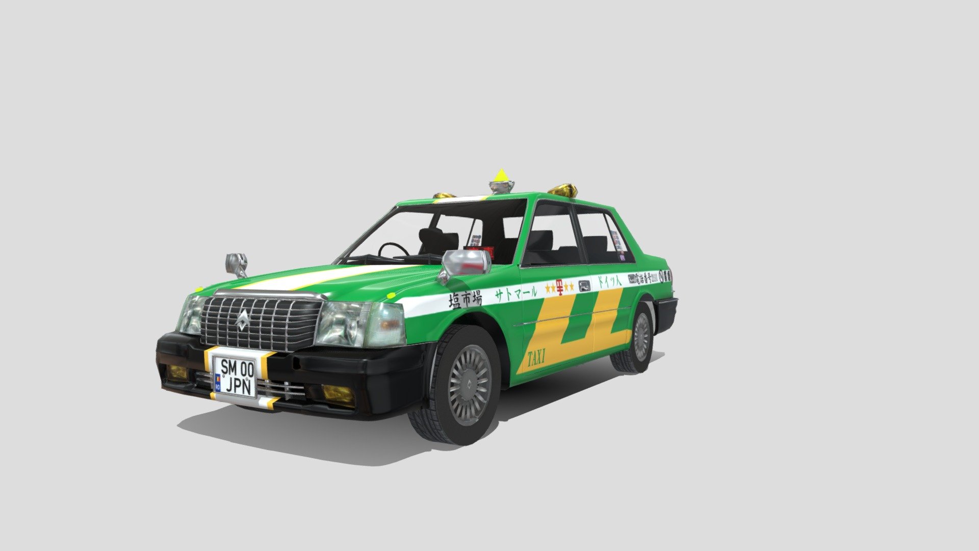2004 Toyota Crown Comfort Japan Taxi - 3D model by Andrasfi Games ...