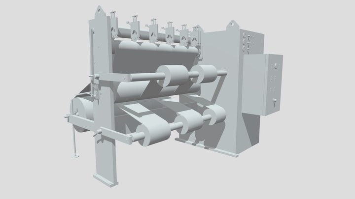 Roll-slitter-machine 3D models - Sketchfab