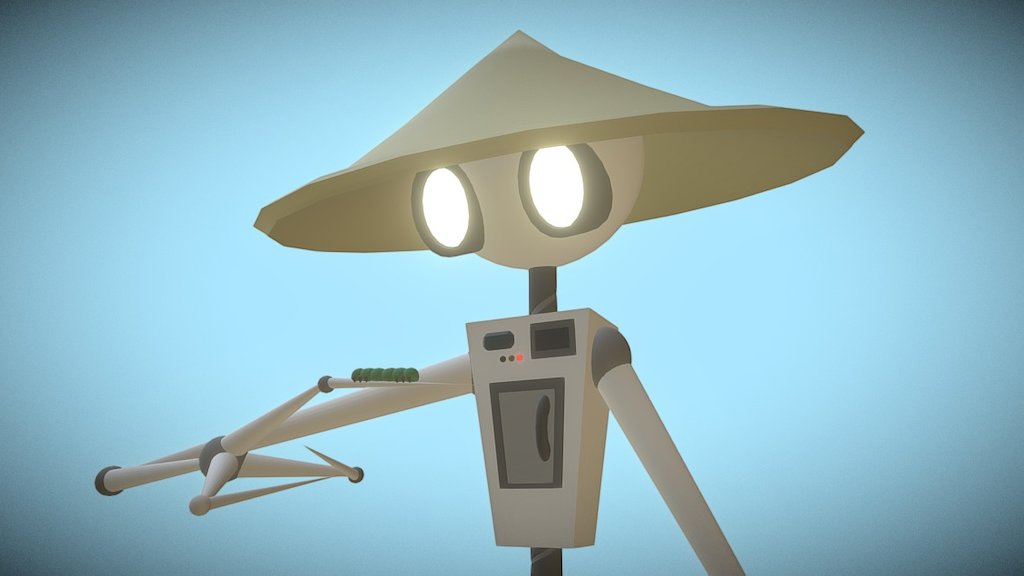 Robot Dude - Download Free 3D model by clarissagrace [adedc51] - Sketchfab