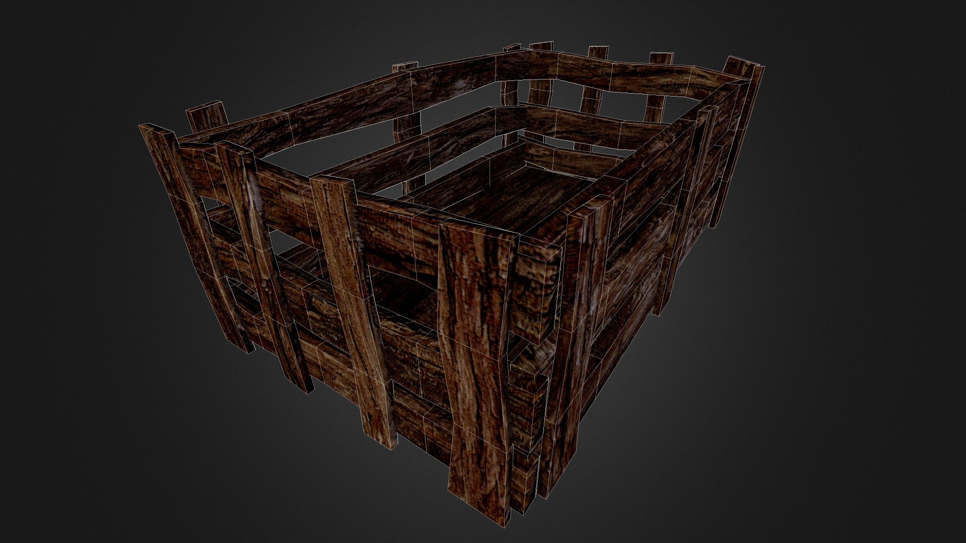 Crate - 3D model by Anthony V. (@pantherone) [adee693] - Sketchfab