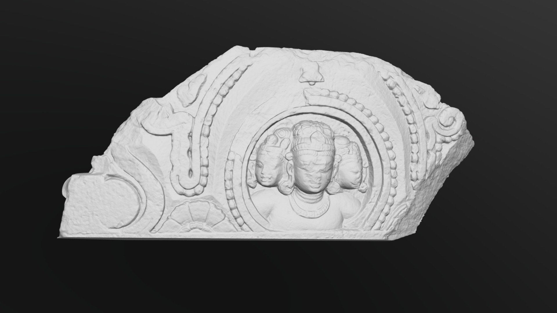 Kirtimukha from Sarikot (VCU_3D_4522) - Download Free 3D model by ...