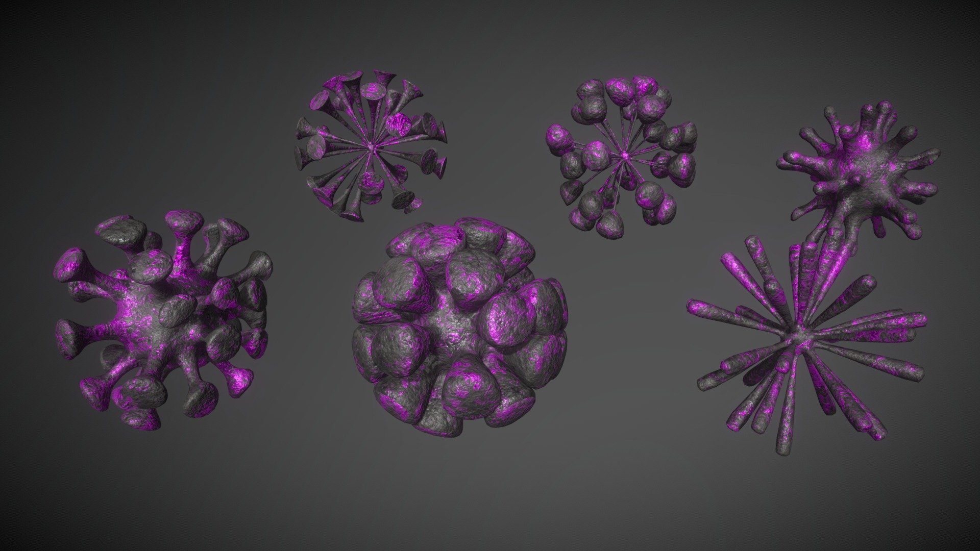Animated Corona Viruses (BlackPink) - Buy Royalty Free 3D model by SR ...