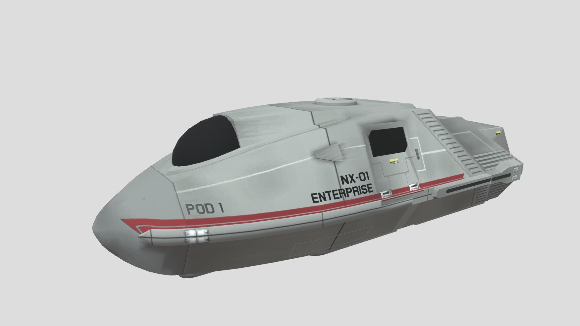Shuttlepod NX CLASS - 3D model by beavermods [adf427d] - Sketchfab