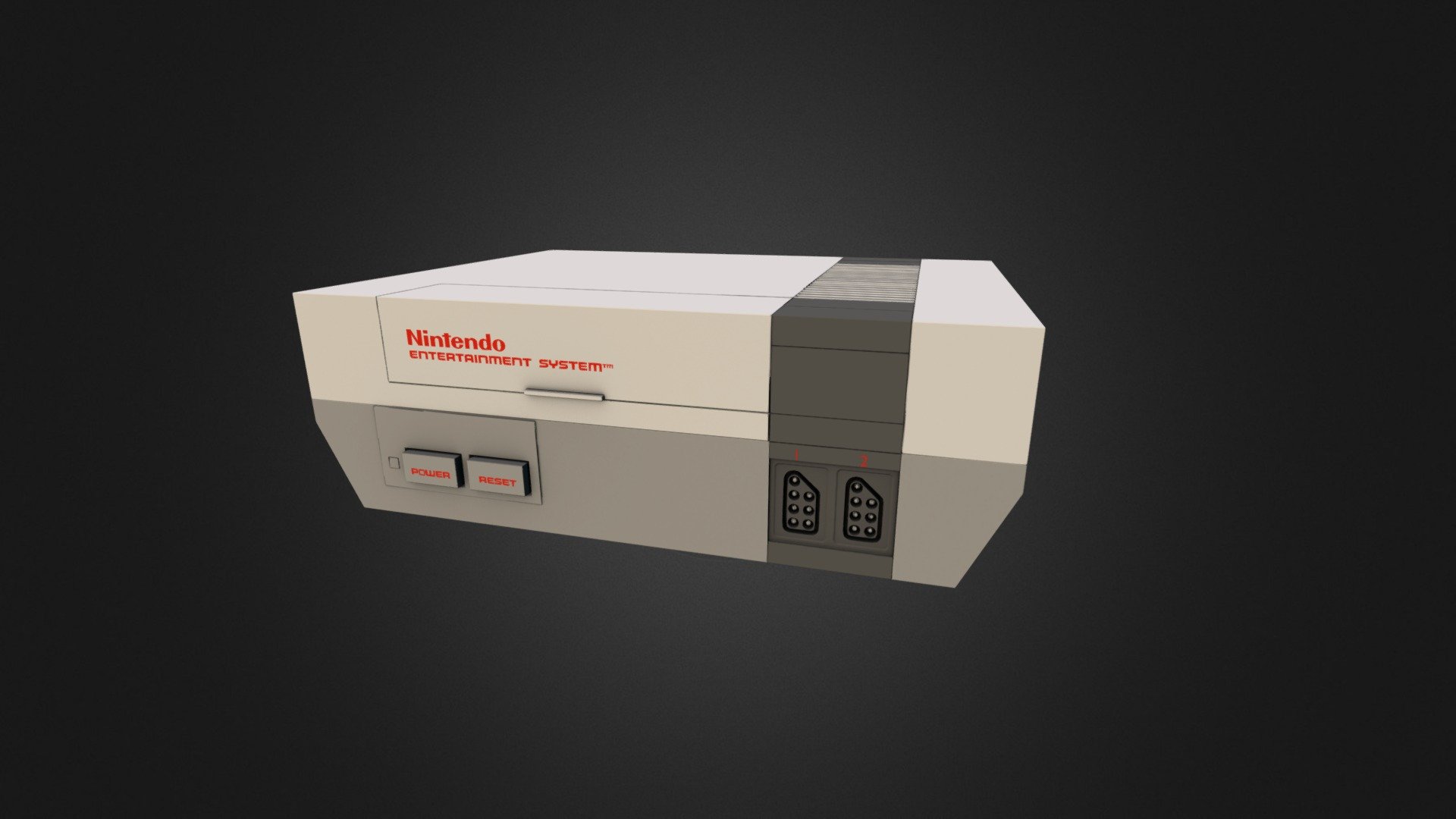 Nintendo Entertainment System Replica - 3D model by cerfribar [adf5371 ...