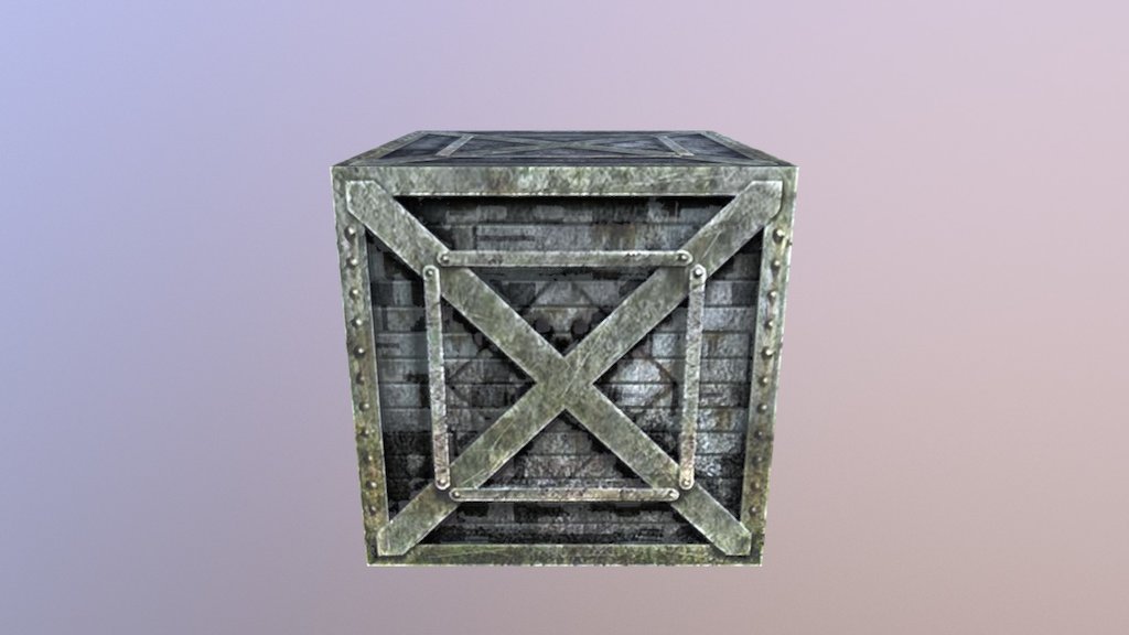 Metallic Crate - 3D model by Brecken98 [adf543f] - Sketchfab