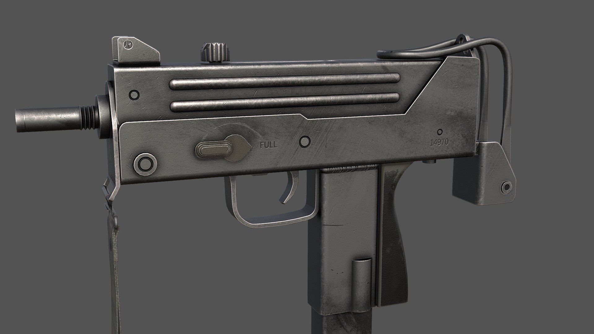 Ingram MAC-10 (Game Ready) - Buy Royalty Free 3D model by Oliver ...