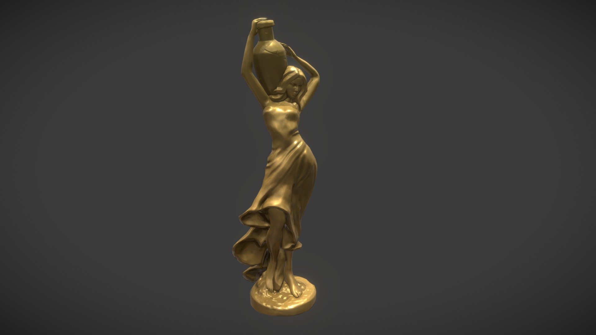 Statue - 3D model by lovelyjeong98 [adf6825] - Sketchfab