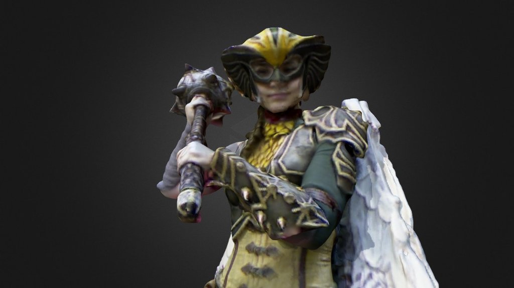 Hawkgirl - 3D model by the3dphotobooth [adf7512] - Sketchfab