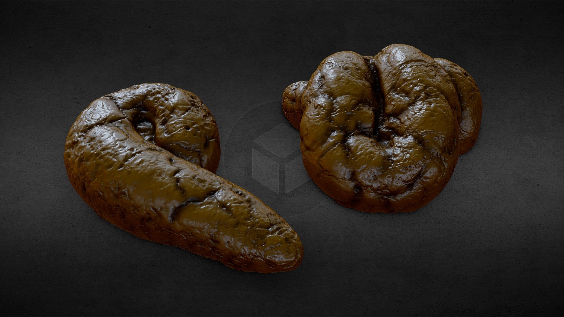 3D PRINTABLE POOP PRANK TWO PACK - Buy Royalty Free 3D model by ...