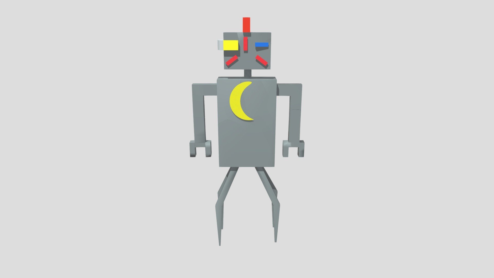 Robot native American warrior - 3D model by LiamKing [adfbf93] - Sketchfab