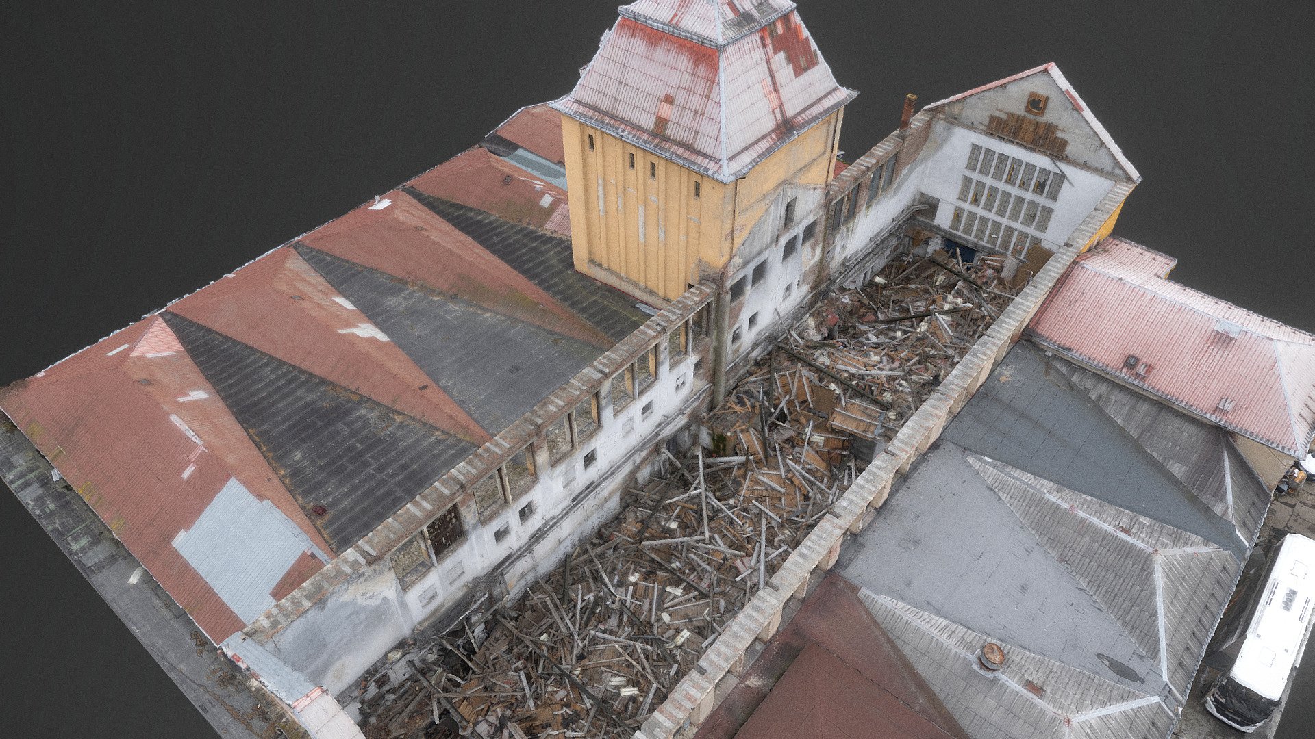 Usti slaughterhouse - 3D model by matousekfoto [adfda09] - Sketchfab
