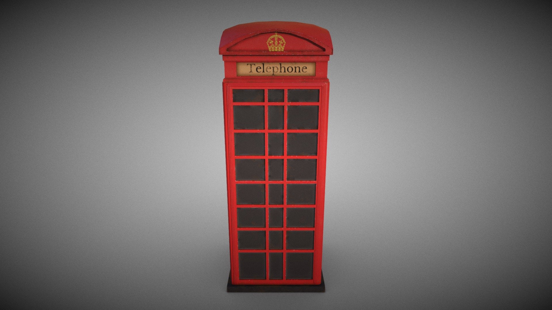 Telephone Box - Download Free 3D model by Klasy [adfe0b7] - Sketchfab