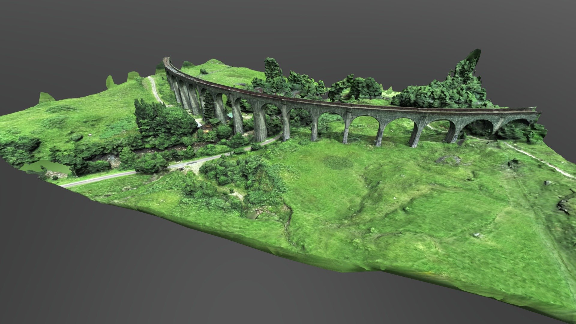 Glenfinnan Viaduct 1 - 3D model by Monitep [adfef96] - Sketchfab