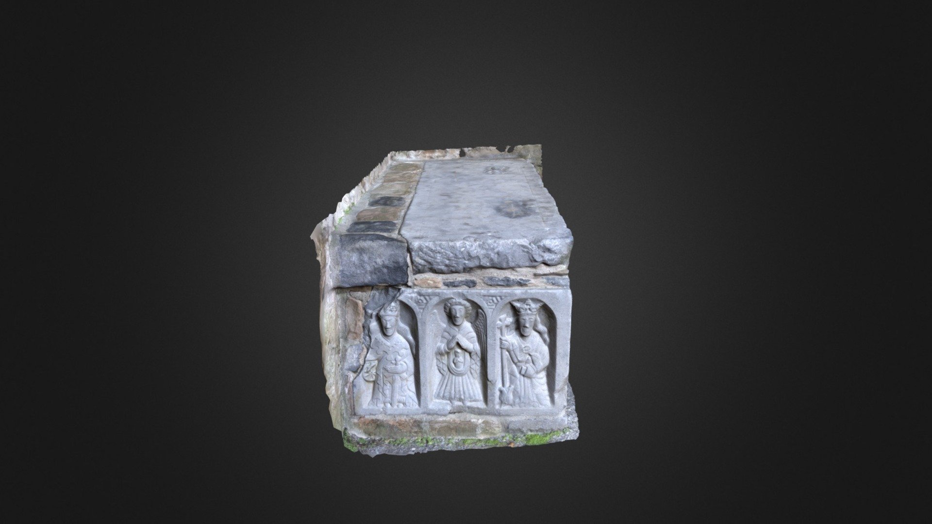 Jerpoint Abbey: Chest tomb romanesque - Download Free 3D model by b ...