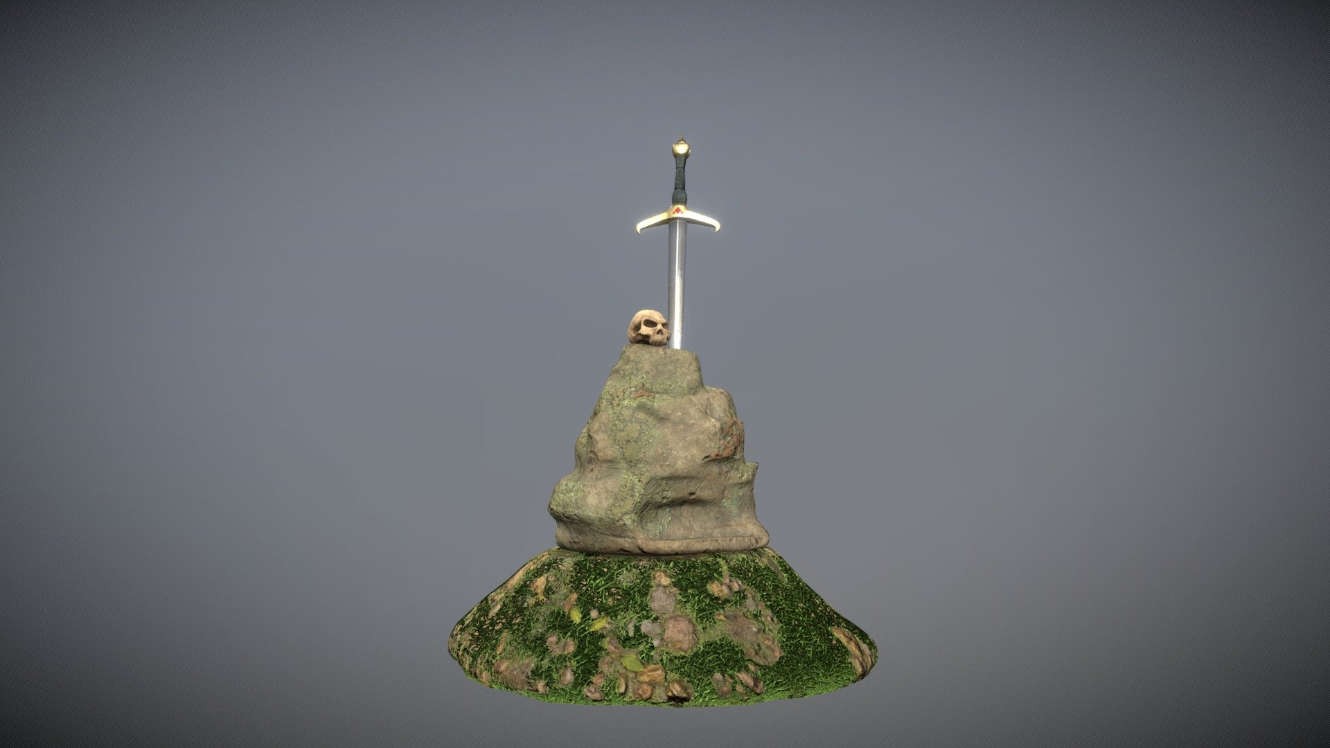 Sword and Stone - 3D model by MartinaMcFly [ae0047b] - Sketchfab