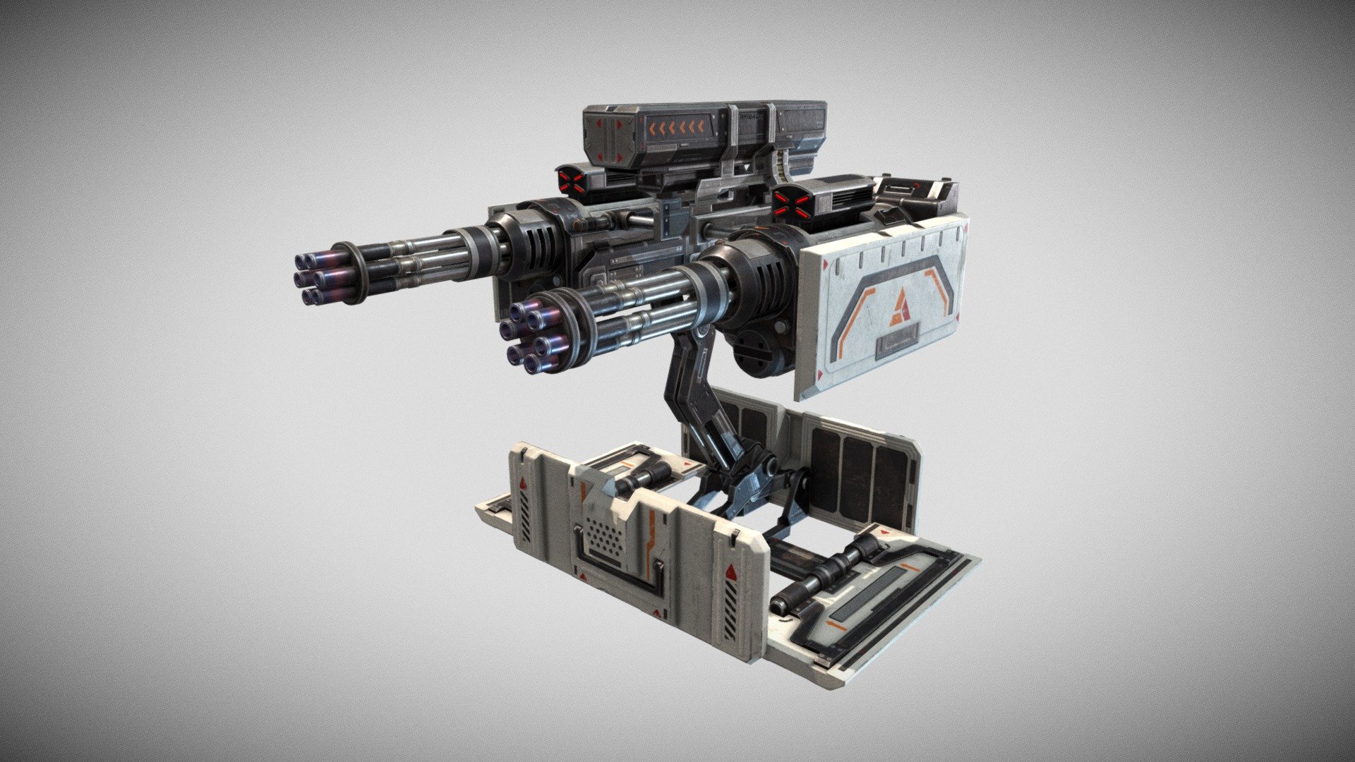 Sci-Fi Turret - Buy Royalty Free 3D model by alpenwolf (@alpen ...