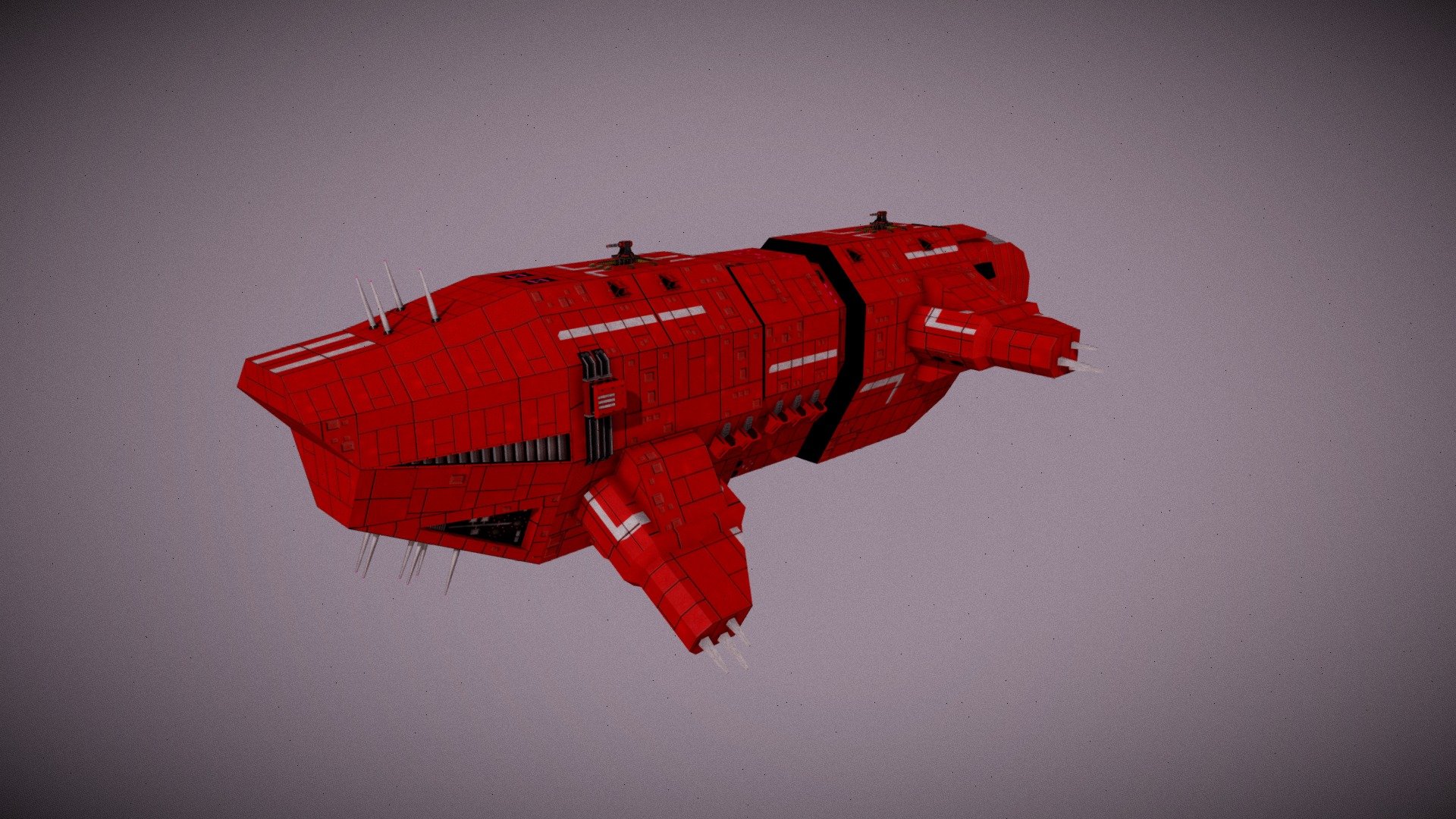 TEP-1 Class Gunship - 3D model by Lcart [ae00f80] - Sketchfab