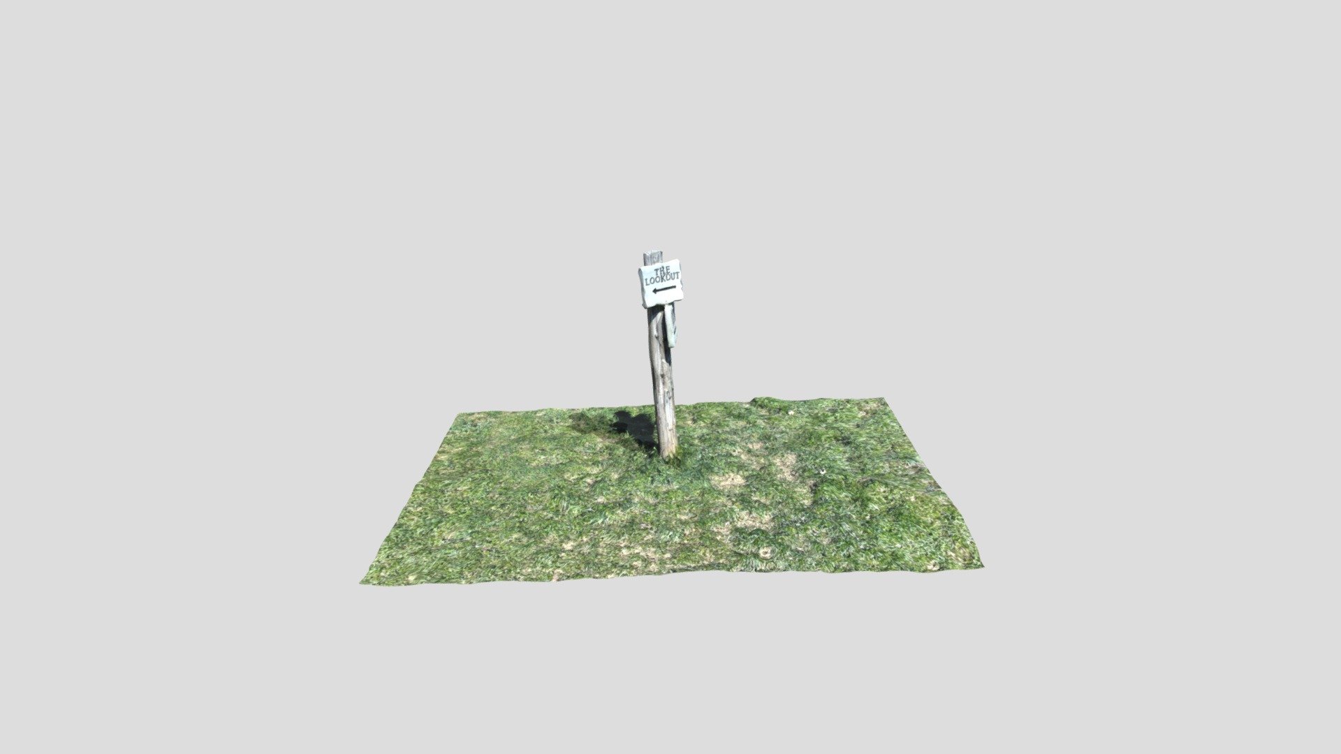 The Lookout Sign - Download Free 3D model by Skyler Young ...