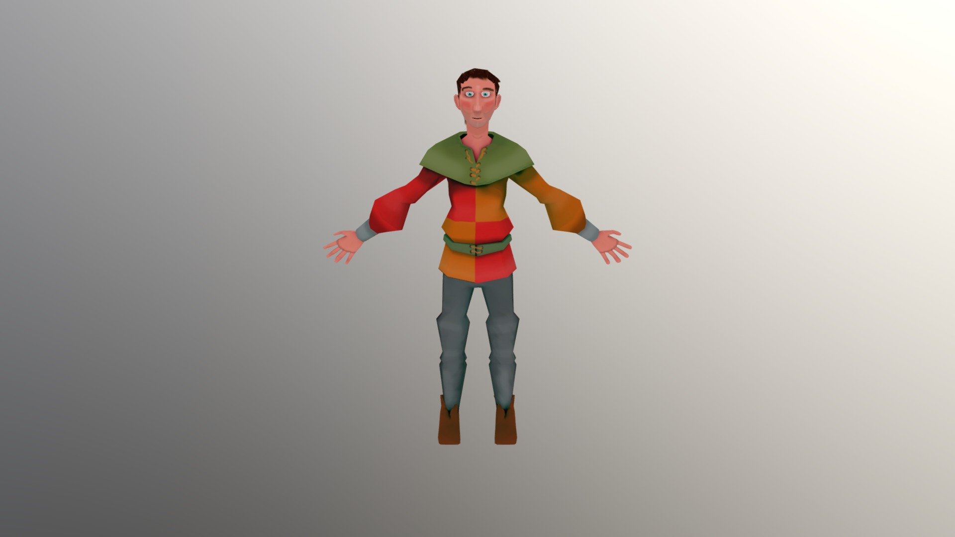 Low Poly Character - 3D model by Mr West (@Awest1) [ae0455e] - Sketchfab