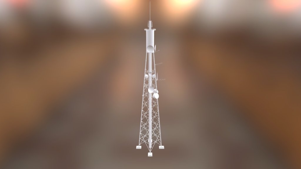 Radio- Tower-Example - 3D model by edwin8787 [ae04927] - Sketchfab