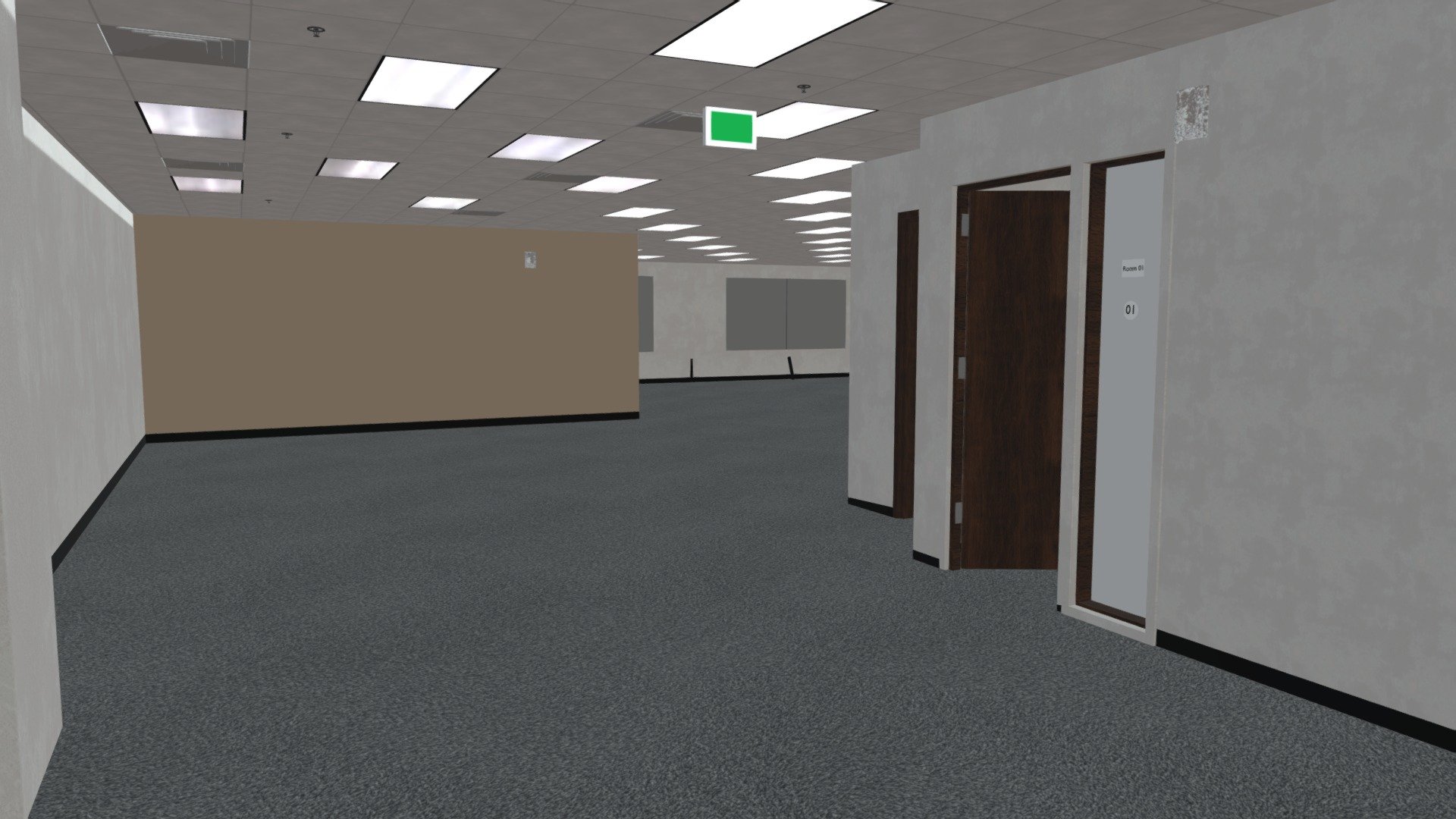 Empty Backrooms Office - 3D model by alfarex32 [ae04adb] - Sketchfab