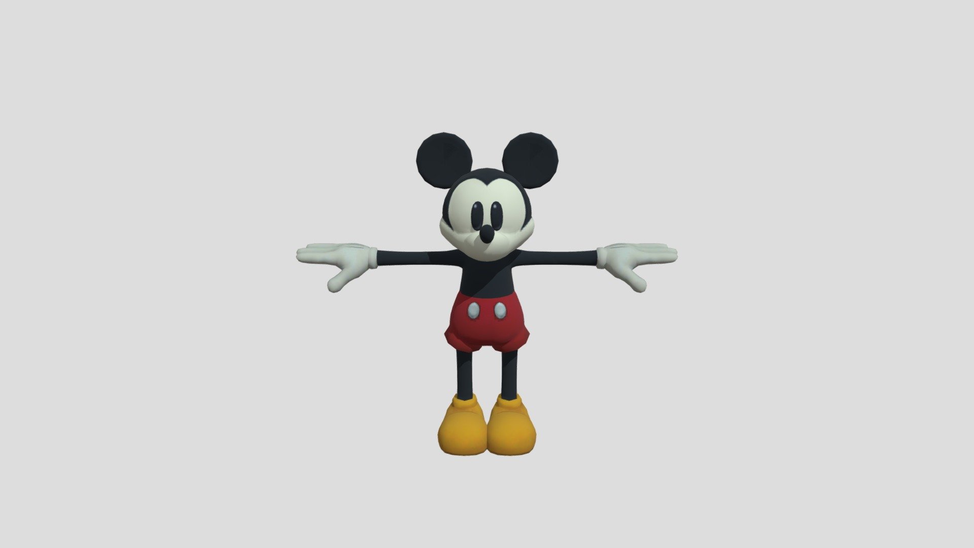 Wii - Epic Mickey - Mickey Mouse - Download Free 3D model by mattalmont ...