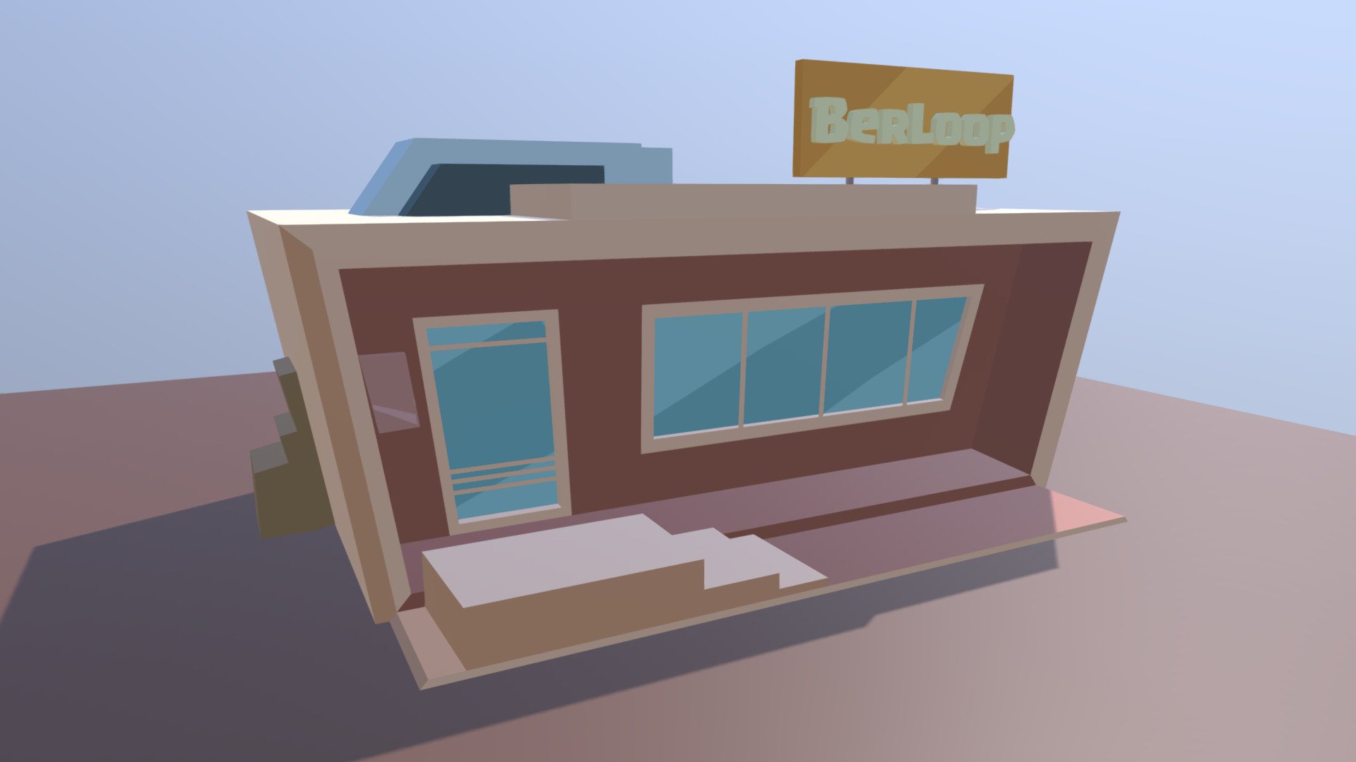 Lowpoly Shop - 3D model by berloop.games [ae058a3] - Sketchfab
