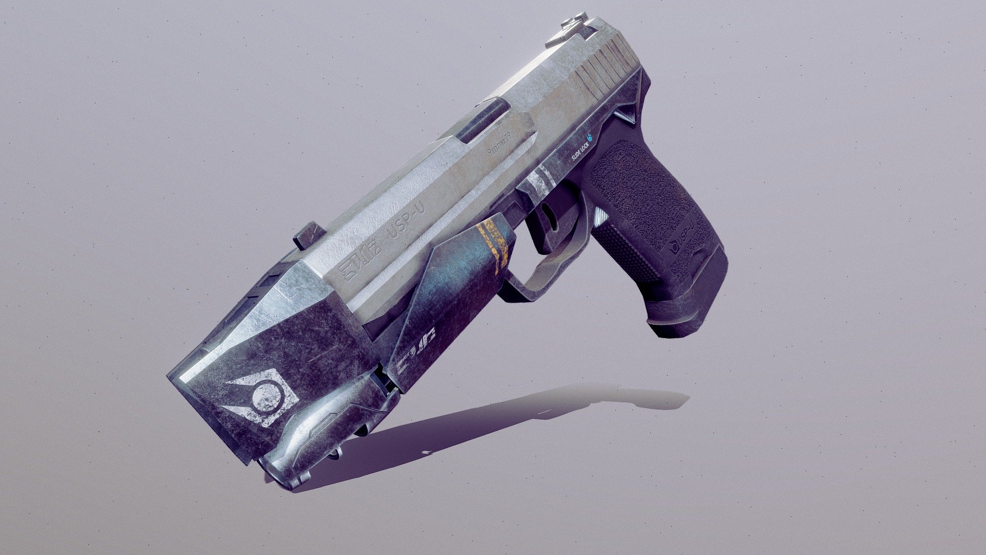 Combine USP Handgun - Download Free 3D model by moog! (@TacticalGlaceon ...