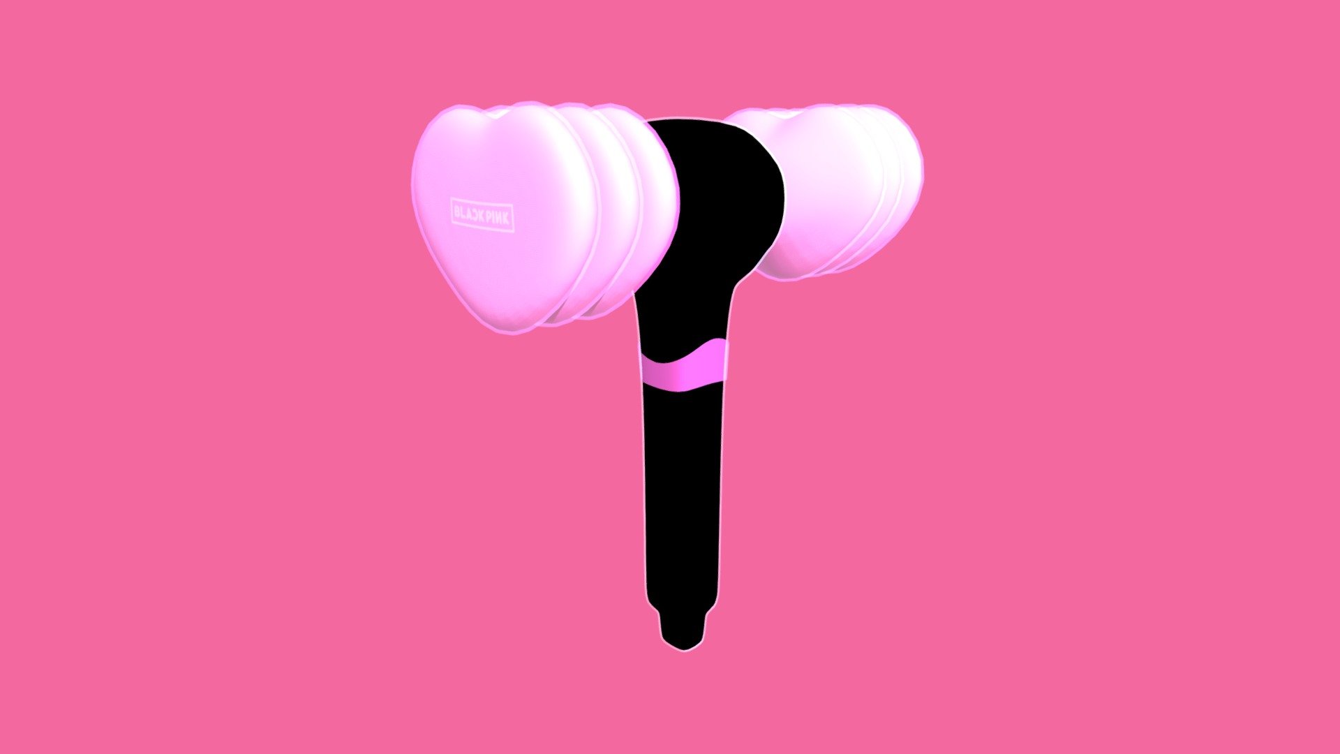 Blackpink Lightstick (cute Hammerbong) - Download Free 3D model by ...